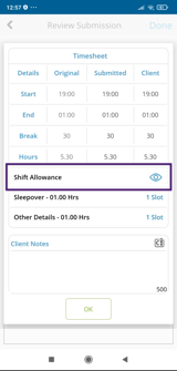 9.5 - New Feature Mobile App - Shift Allowance