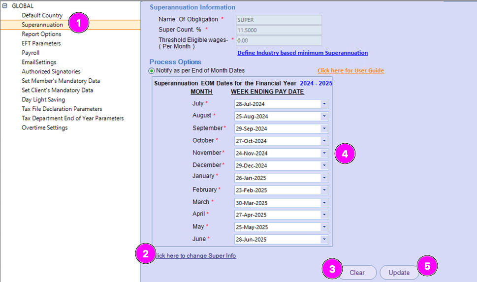 Finance - End Of Financial Year Processes 2024-2025