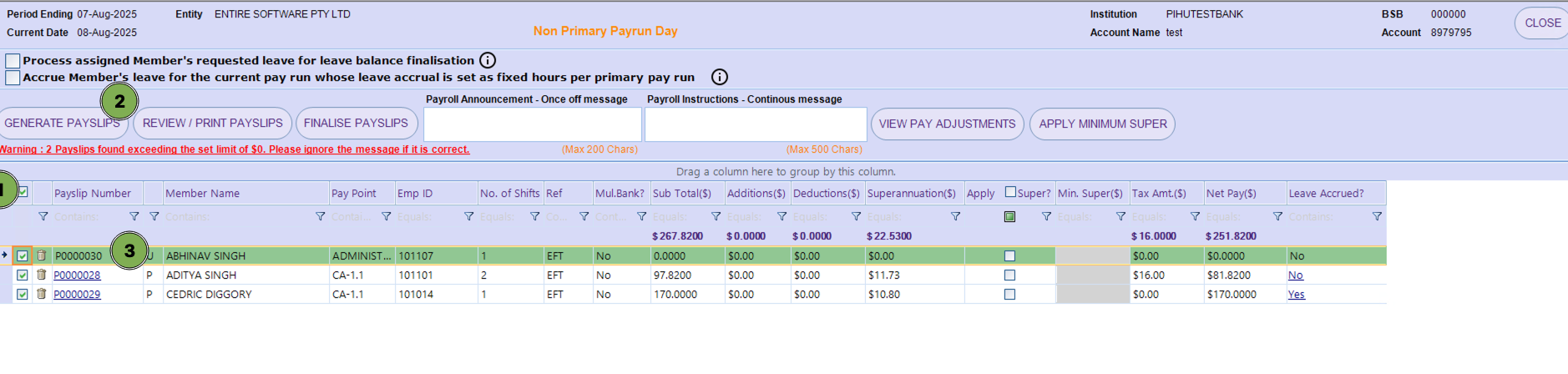 How to correct the overpayment of STSL