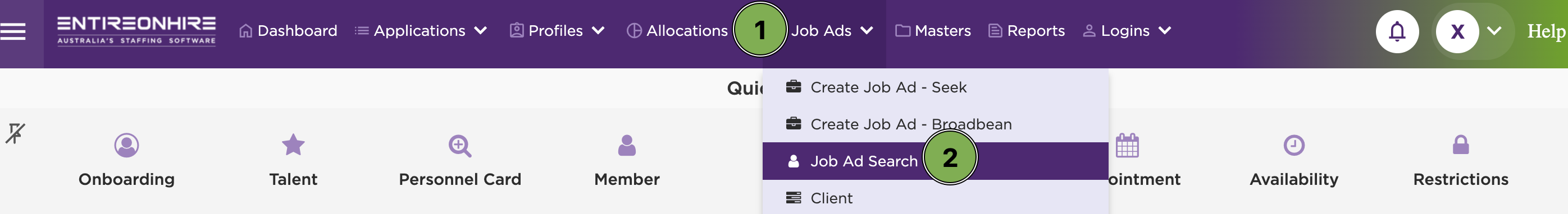 How can I expire my SEEK job early?
