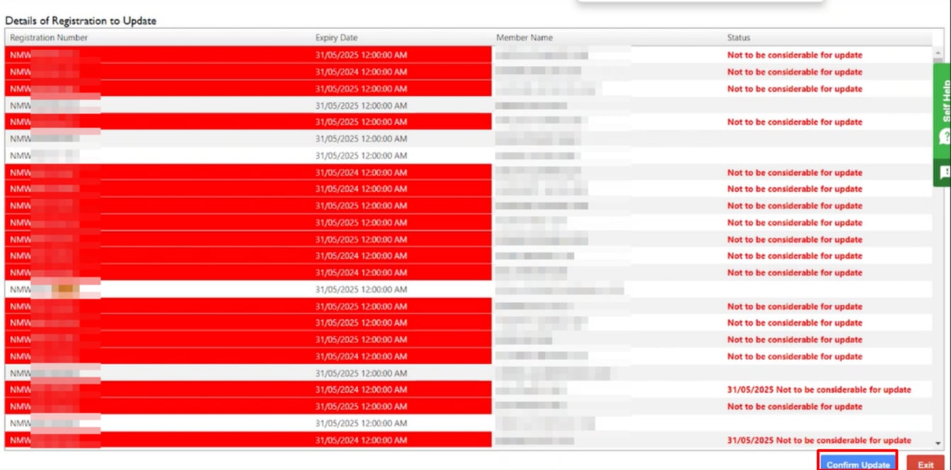 Auto-Check of AHPRA Registration Information