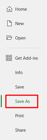 How to make my excel spreadsheet save as a .xlsx file