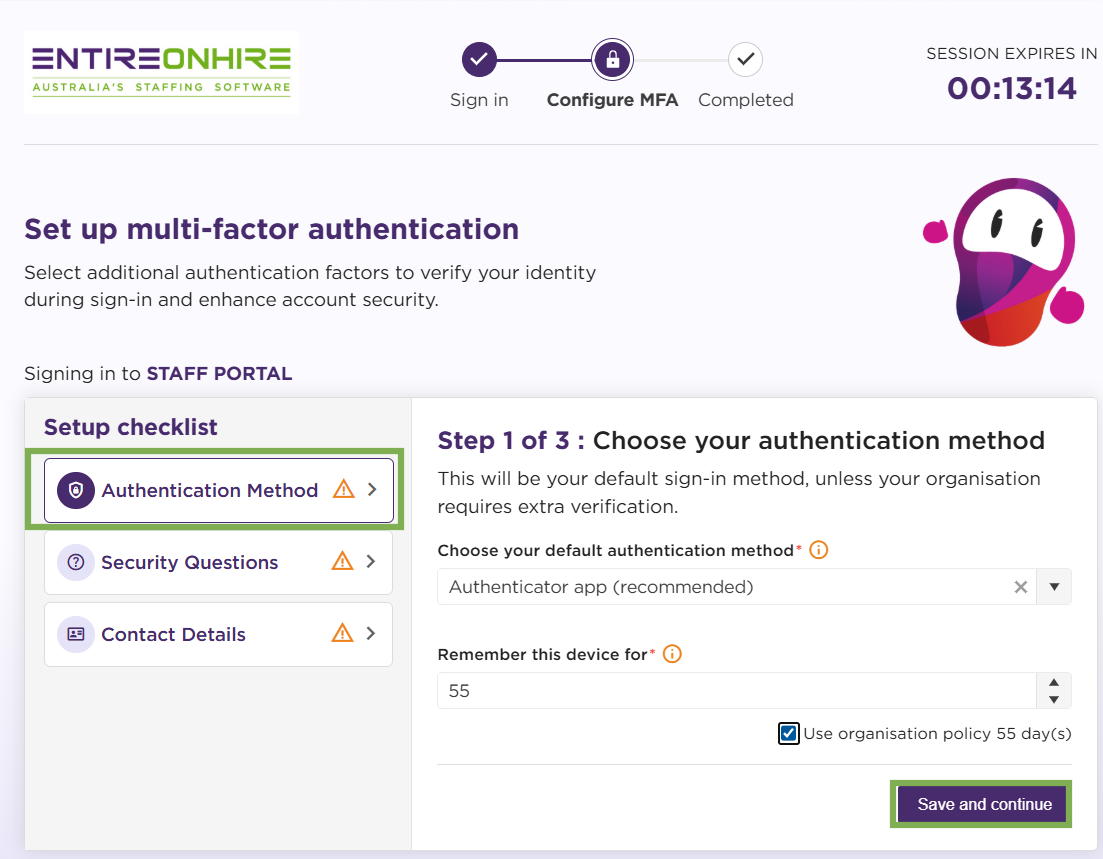 Manage Two-Factor Authentication (2FA)