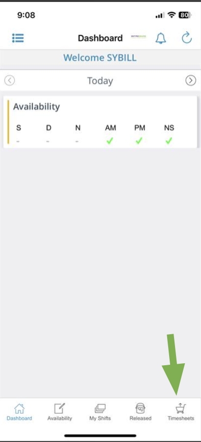 How to Submit a Digital Timesheet Member App