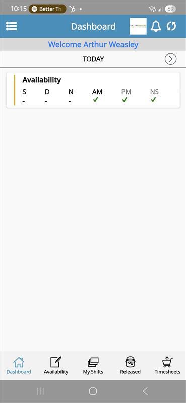 Permanent Availability via the App - Android and Apple
